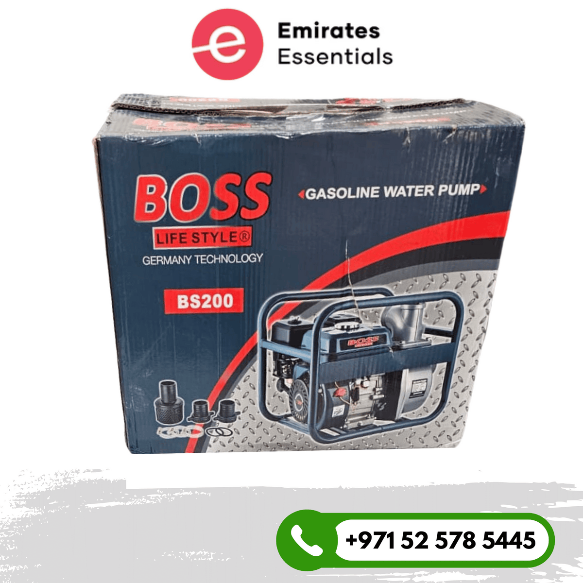 Boss Sewage Pump with 20 Meter Hose Pipe UAE – Emirates Essential