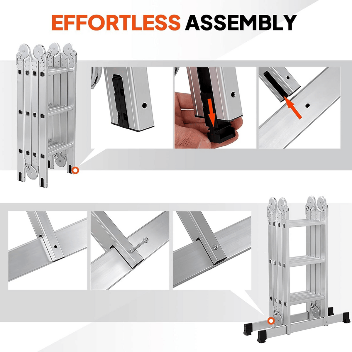 Buy 7-in-one Multipurpose Scaffolding Ladder 330LB – Emirates Essential