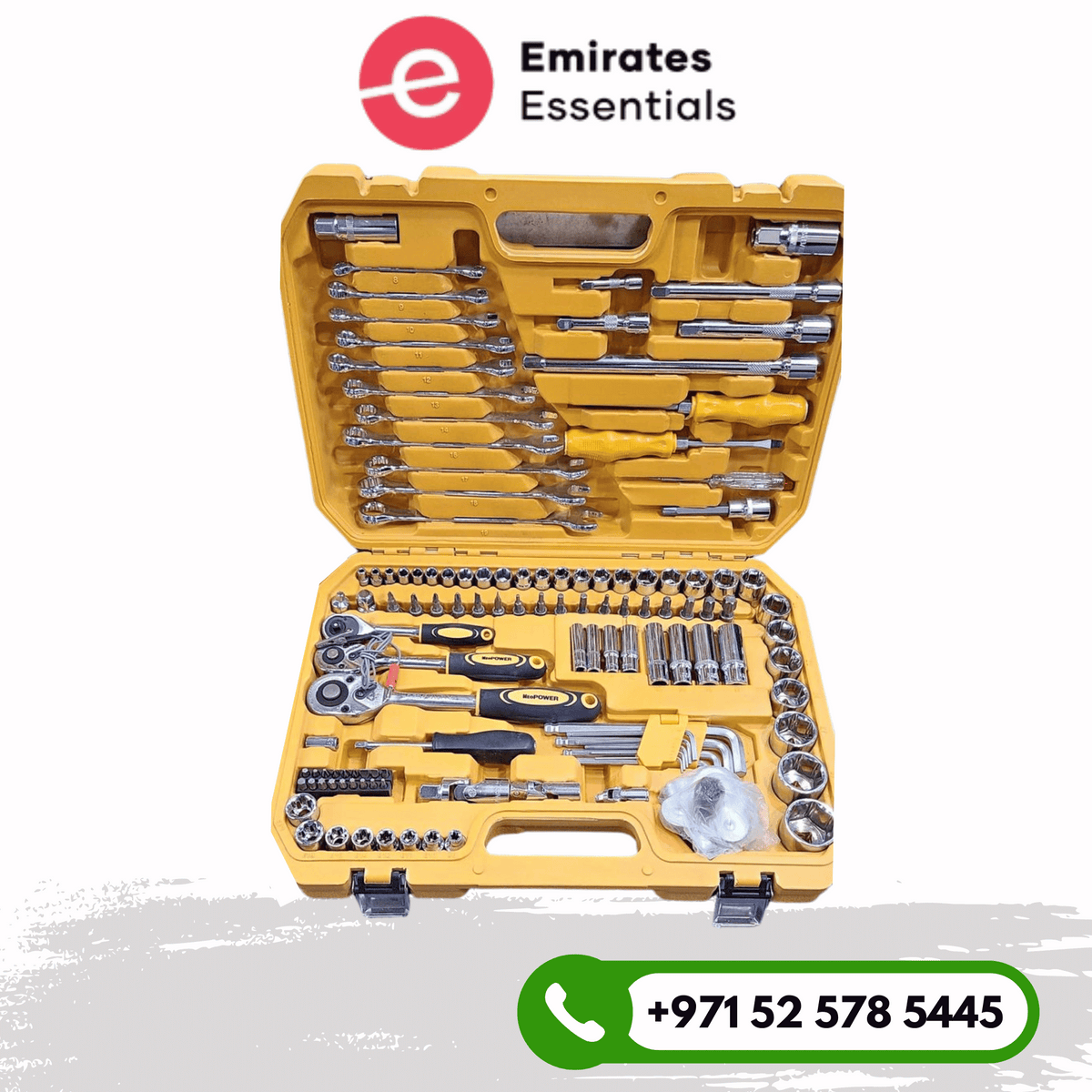 Buy Neo Power Heavy Duty Mechanic Tool Set 121 PCS – Emirates Essential